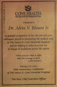 Dr. Alvin Blount, Jr.'s Biography